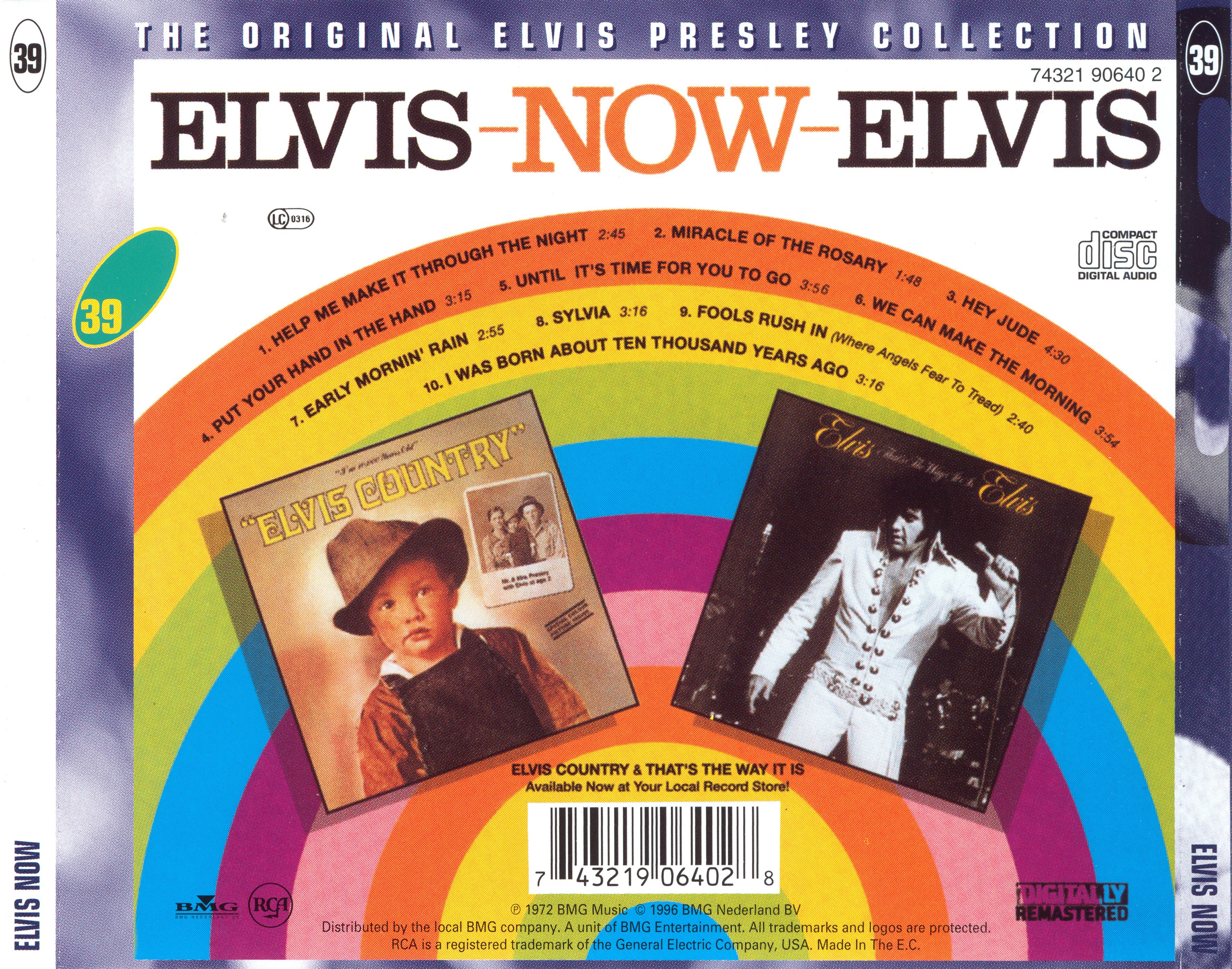 Elvis Presley The Original Elvis Presley Collection 39; Elvis Now ...